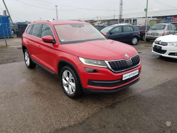 Sarkans Skoda Kodiaq 2017 Kauņa, ar dzinēja tilpumu 1.98 L un nobraukumu 330 tūkst. km par 13300 €, foto 9 vietnē AUTOMOTO.COM.LV