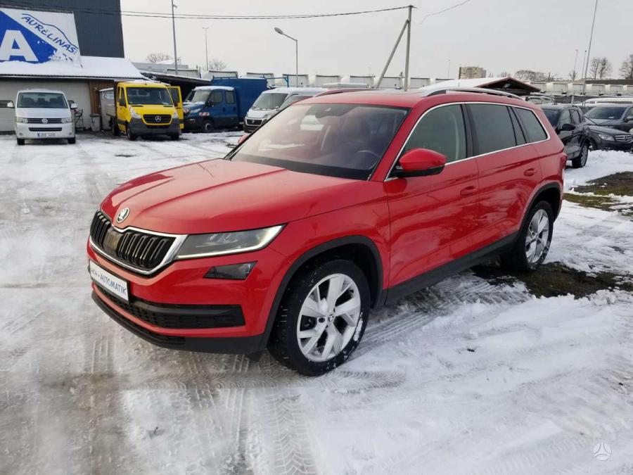 Красный Шкода Kodiaq 2017 в Каунас, объемом двигателя 1.98 л и пробегом 330 тыс. км за 13000 €, фото 2 на AUTOMOTO.COM.LV