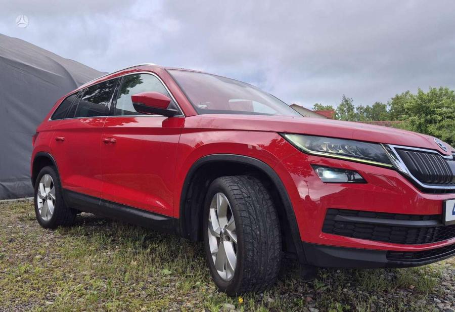 Sarkans Skoda Kodiaq 2017 Kauņa, ar dzinēja tilpumu 1.98 L un nobraukumu 330 tūkst. km par 13350 €, foto 3 vietnē AUTOMOTO.COM.LV
