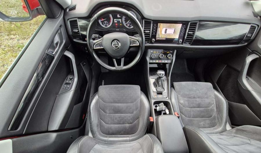Sarkans Skoda Kodiaq 2017 Kauņa, ar dzinēja tilpumu 1.98 L un nobraukumu 330 tūkst. km par 13350 €, foto 17 vietnē AUTOMOTO.COM.LV