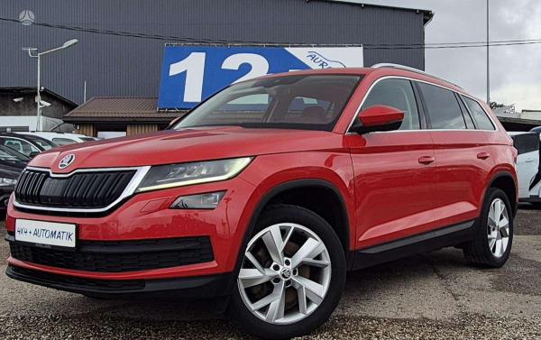 Красный Шкода Kodiaq 2017 в Каунас, объемом двигателя 1.98 л и пробегом 330 тыс. км за 12850 €, фото 1 на AUTOMOTO.COM.LV