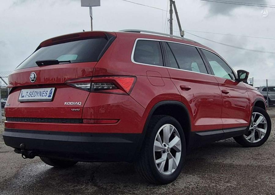 Красный Шкода Kodiaq 2017 в Каунас, объемом двигателя 1.98 л и пробегом 330 тыс. км за 12850 €, фото 4 на AUTOMOTO.COM.LV