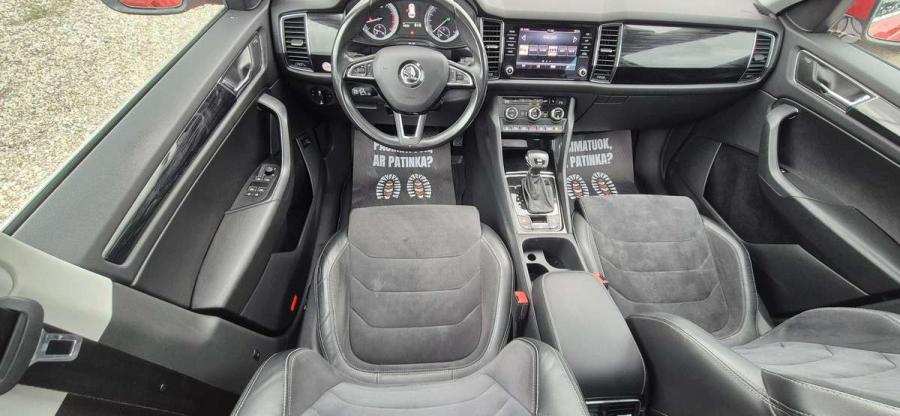 Красный Шкода Kodiaq 2017 в Каунас, объемом двигателя 1.98 л и пробегом 330 тыс. км за 12850 €, фото 7 на AUTOMOTO.COM.LV