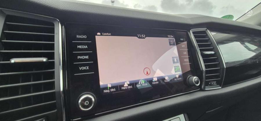 Красный Шкода Kodiaq 2017 в Каунас, объемом двигателя 1.98 л и пробегом 330 тыс. км за 12850 €, фото 16 на AUTOMOTO.COM.LV