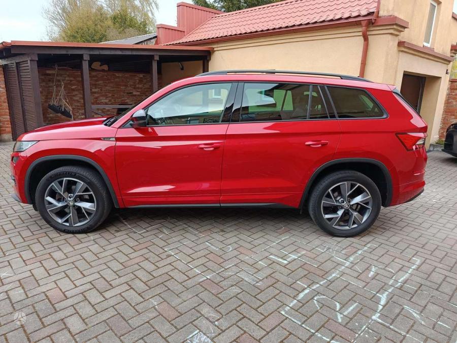 Красный Шкода Kodiaq 2018 в Таураге, объемом двигателя 1.97 л и пробегом 240 тыс. км за 16500 €, фото 7 на AUTOMOTO.COM.LV