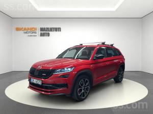 Sarkans Skoda Kodiaq 2019 Rīga, ar dzinēja tilpumu 2.00 L un nobraukumu 126 tūkst. km par 24790 €, foto  vietnē AUTOMOTO.COM.LV