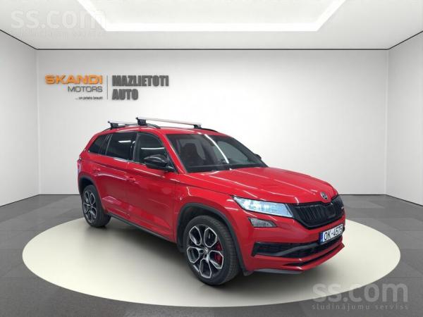 Красный Шкода Kodiaq 2019 в Рига, объемом двигателя 2.00 л и пробегом 126 тыс. км за 24790 €, фото 8 на AUTOMOTO.COM.LV