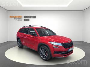Red Skoda Kodiaq 2019 in Riga, with an engine capacity of 2.00 L and mileage of 126 thousand km for 24790 €, photo 8 on AUTOMOTO.COM.LV