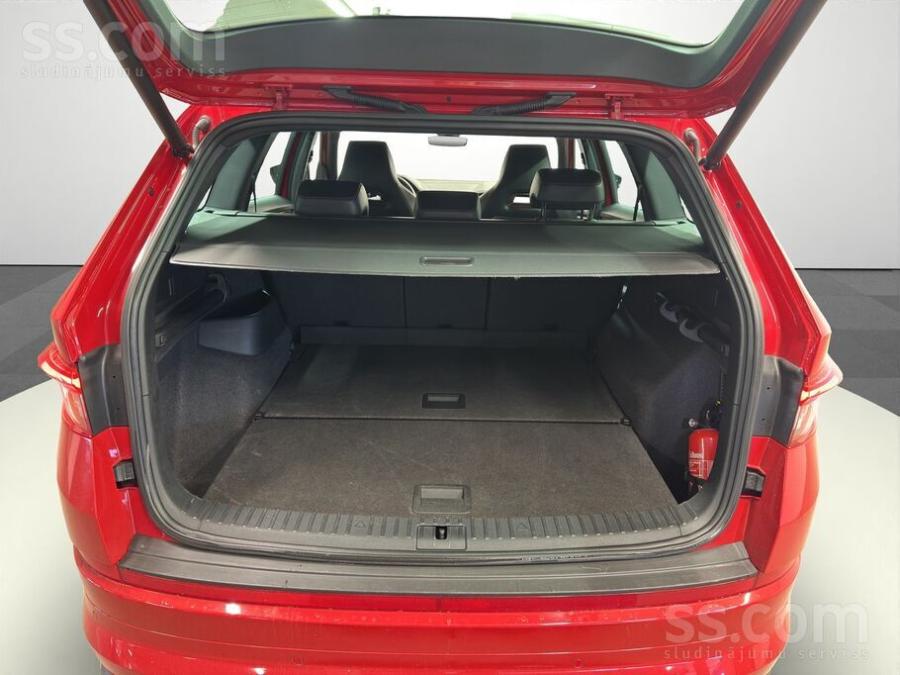 Red Skoda Kodiaq 2019 in Riga, with an engine capacity of 2.00 L and mileage of 126 thousand km for 24790 €, photo 17 on AUTOMOTO.COM.LV