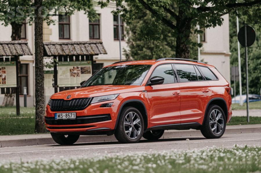 Красный Шкода Kodiaq 2019 в Рига, объемом двигателя 1.50 л и пробегом 106 тыс. км за 20000 €, фото 1 на AUTOMOTO.COM.LV