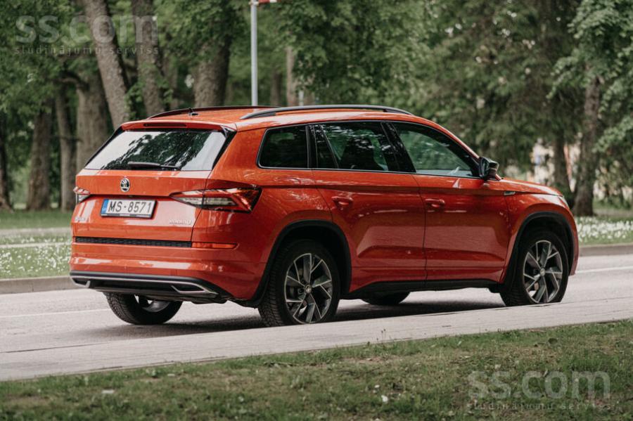 Красный Шкода Kodiaq 2019 в Рига, объемом двигателя 1.50 л и пробегом 106 тыс. км за 20000 €, фото 3 на AUTOMOTO.COM.LV