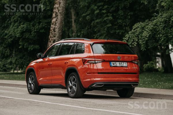 Red Skoda Kodiaq 2019 in Riga, with an engine capacity of 1.50 L and mileage of 106 thousand km for 20000 €, photo 4 on AUTOMOTO.COM.LV