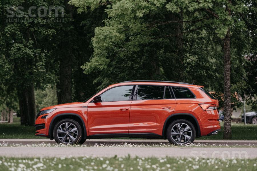 Красный Шкода Kodiaq 2019 в Рига, объемом двигателя 1.50 л и пробегом 106 тыс. км за 20000 €, фото 6 на AUTOMOTO.COM.LV
