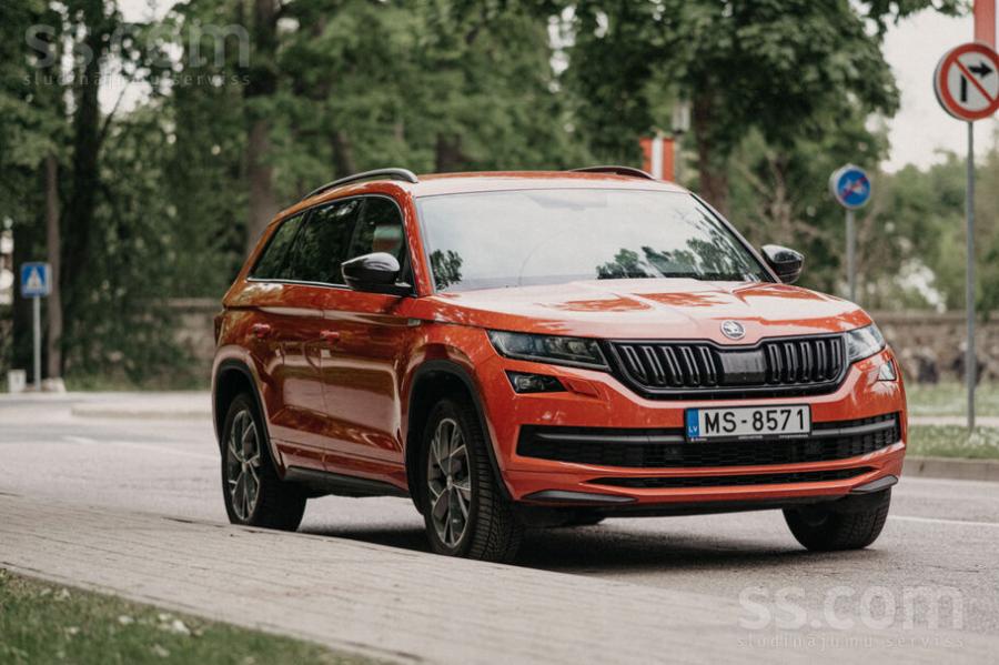 Красный Шкода Kodiaq 2019 в Рига, объемом двигателя 1.50 л и пробегом 106 тыс. км за 20000 €, фото 9 на AUTOMOTO.COM.LV