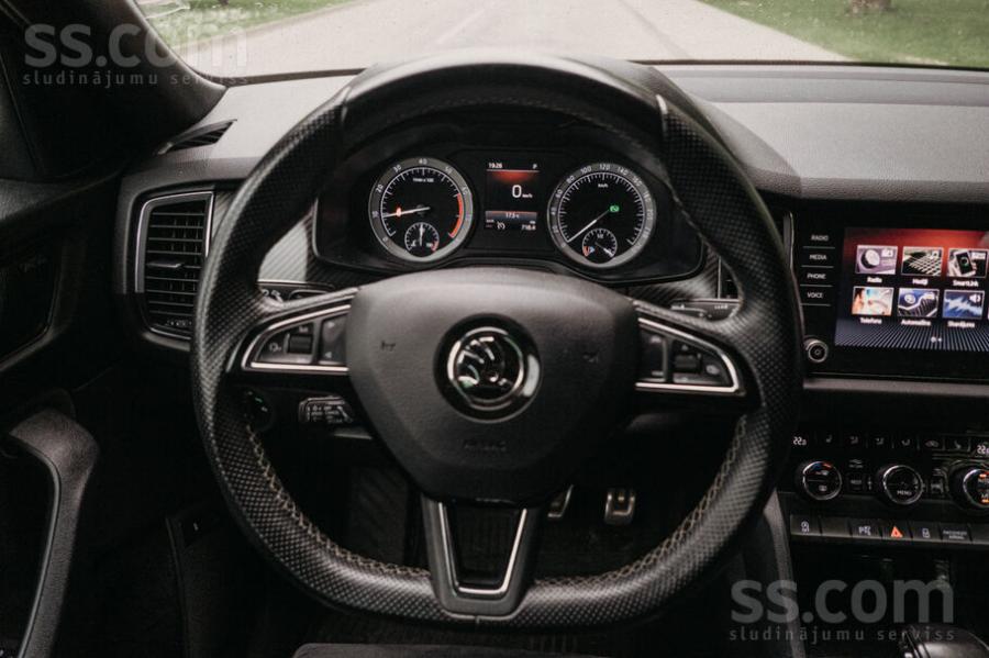 Красный Шкода Kodiaq 2019 в Рига, объемом двигателя 1.50 л и пробегом 106 тыс. км за 20000 €, фото 14 на AUTOMOTO.COM.LV