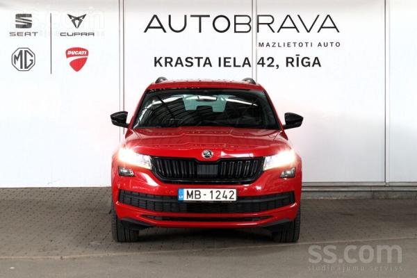 Красный Шкода Kodiaq 2019 в Рига, объемом двигателя 2.00 л и пробегом 149 тыс. км за 20990 €, фото 2 на AUTOMOTO.COM.LV