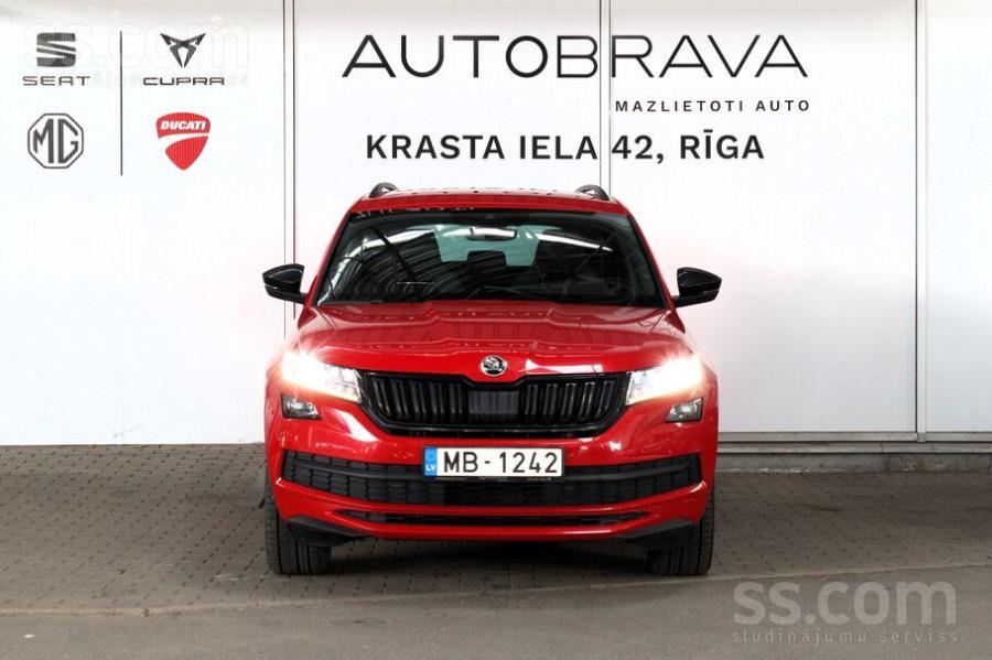 Sarkans Skoda Kodiaq 2019 Rīga, ar dzinēja tilpumu 2.00 L un nobraukumu 149 tūkst. km par 20990 €, foto 3 vietnē AUTOMOTO.COM.LV