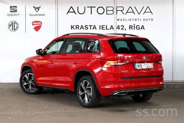 Красный Шкода Kodiaq 2019 в Рига, объемом двигателя 2.00 л и пробегом 149 тыс. км за 20990 €, фото 6 на AUTOMOTO.COM.LV