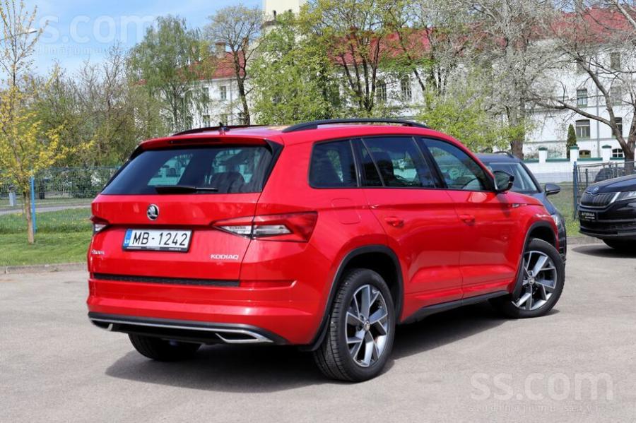 Sarkans Skoda Kodiaq 2019 Rīga, ar dzinēja tilpumu 2.00 L un nobraukumu 149 tūkst. km par 20990 €, foto 9 vietnē AUTOMOTO.COM.LV