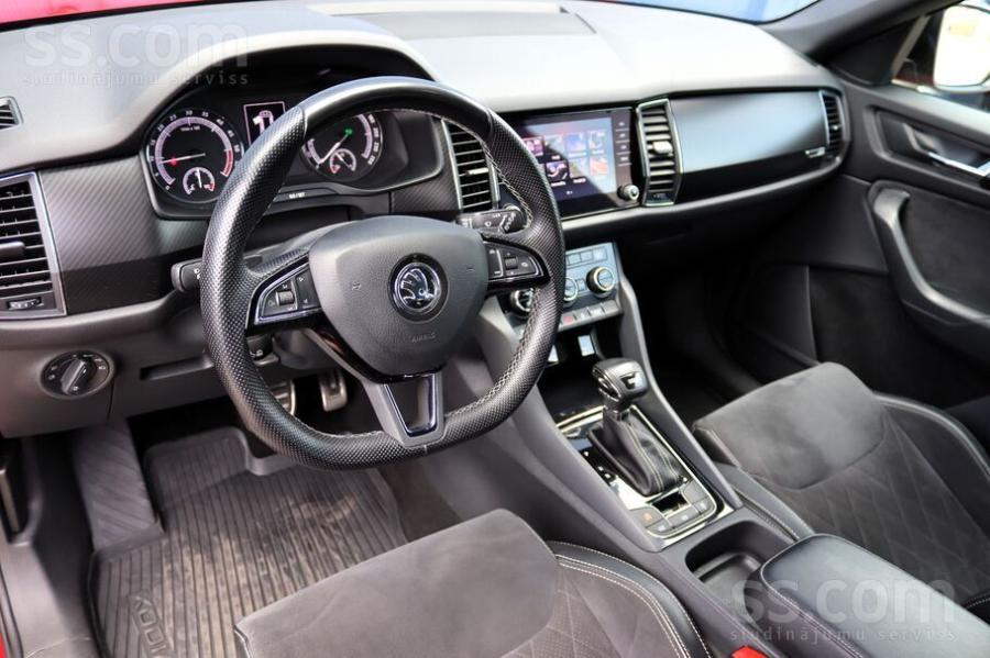Sarkans Skoda Kodiaq 2019 Rīga, ar dzinēja tilpumu 2.00 L un nobraukumu 149 tūkst. km par 20990 €, foto 10 vietnē AUTOMOTO.COM.LV