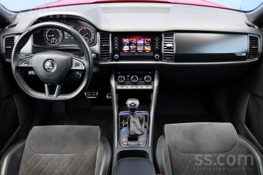 Sarkans Skoda Kodiaq 2019 Rīga, ar dzinēja tilpumu 2.00 L un nobraukumu 149 tūkst. km par 20990 €, foto 11 vietnē AUTOMOTO.COM.LV
