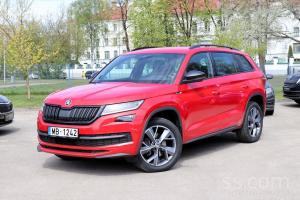 Sarkans Skoda Kodiaq 2019 Rīga, ar dzinēja tilpumu 2.00 L un nobraukumu 149 tūkst. km par 20990 €, foto 32 vietnē AUTOMOTO.COM.LV