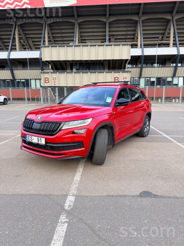 Красный Шкода Kodiaq 2019 в Рига, объемом двигателя 1.50 л и пробегом 175 тыс. км за 18500 €, фото 2 на AUTOMOTO.COM.LV