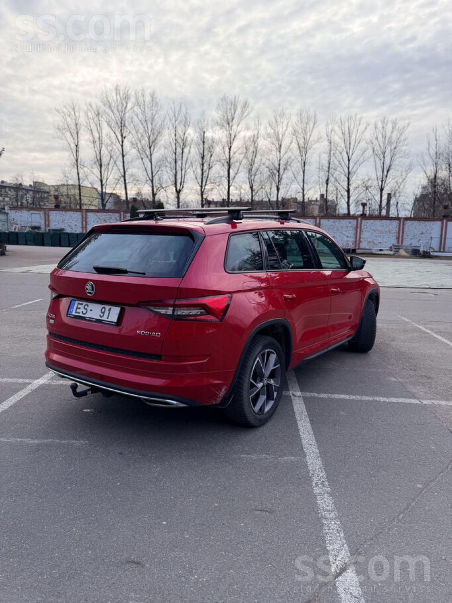 Sarkans Skoda Kodiaq 2019 Rīga, ar dzinēja tilpumu 1.50 L un nobraukumu 175 tūkst. km par 18500 €, foto 5 vietnē AUTOMOTO.COM.LV