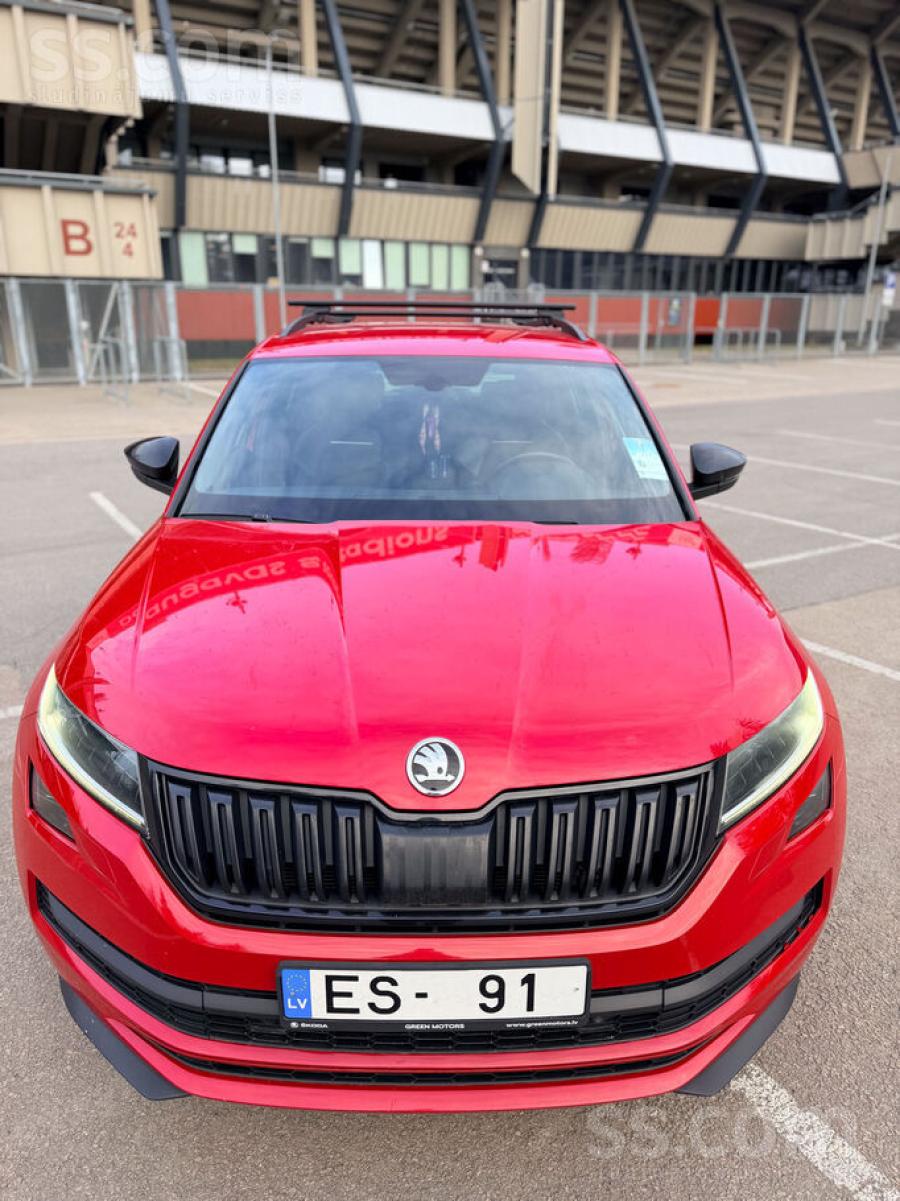 Sarkans Skoda Kodiaq 2019 Rīga, ar dzinēja tilpumu 1.50 L un nobraukumu 175 tūkst. km par 18500 €, foto 6 vietnē AUTOMOTO.COM.LV