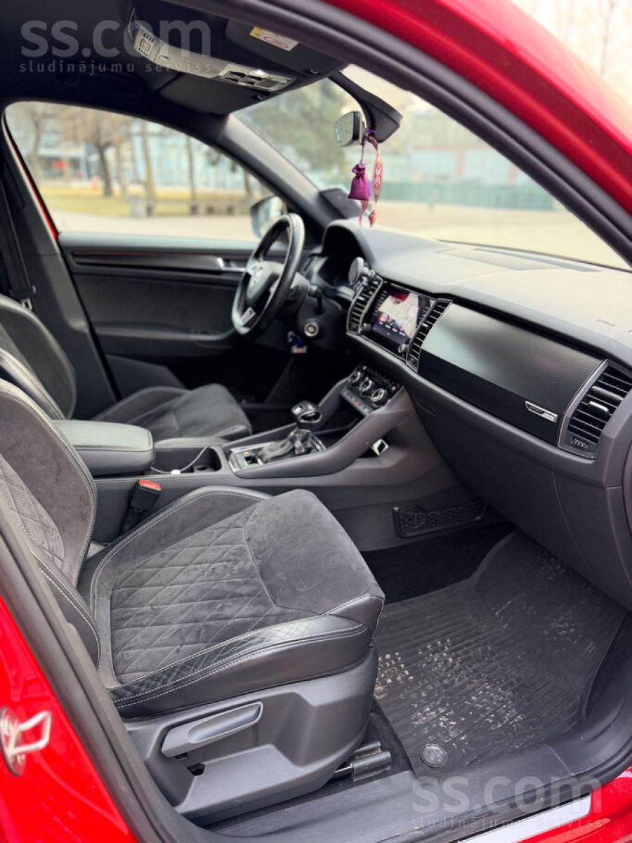 Sarkans Skoda Kodiaq 2019 Rīga, ar dzinēja tilpumu 1.50 L un nobraukumu 175 tūkst. km par 18500 €, foto 13 vietnē AUTOMOTO.COM.LV