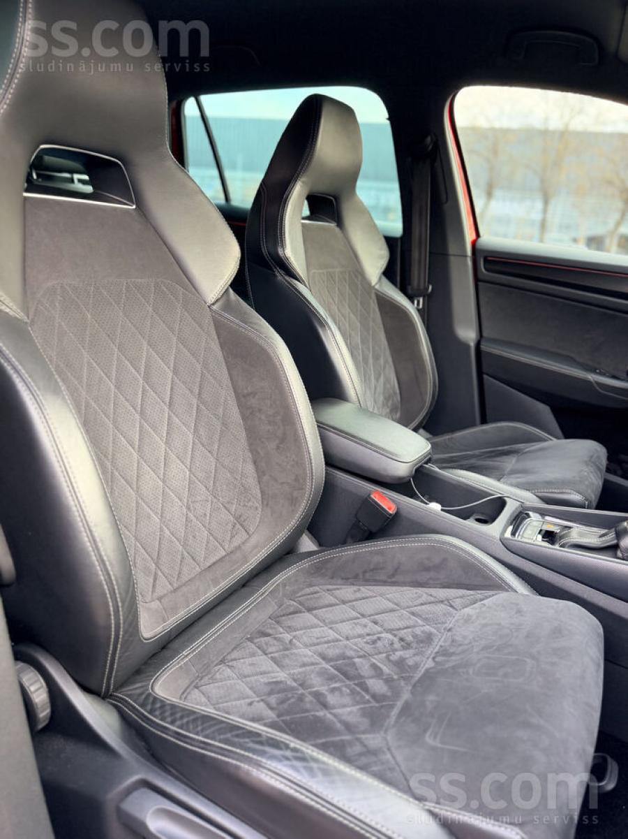 Sarkans Skoda Kodiaq 2019 Rīga, ar dzinēja tilpumu 1.50 L un nobraukumu 175 tūkst. km par 18500 €, foto 15 vietnē AUTOMOTO.COM.LV