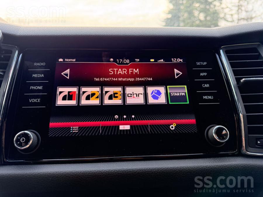Sarkans Skoda Kodiaq 2019 Rīga, ar dzinēja tilpumu 1.50 L un nobraukumu 175 tūkst. km par 18500 €, foto 20 vietnē AUTOMOTO.COM.LV