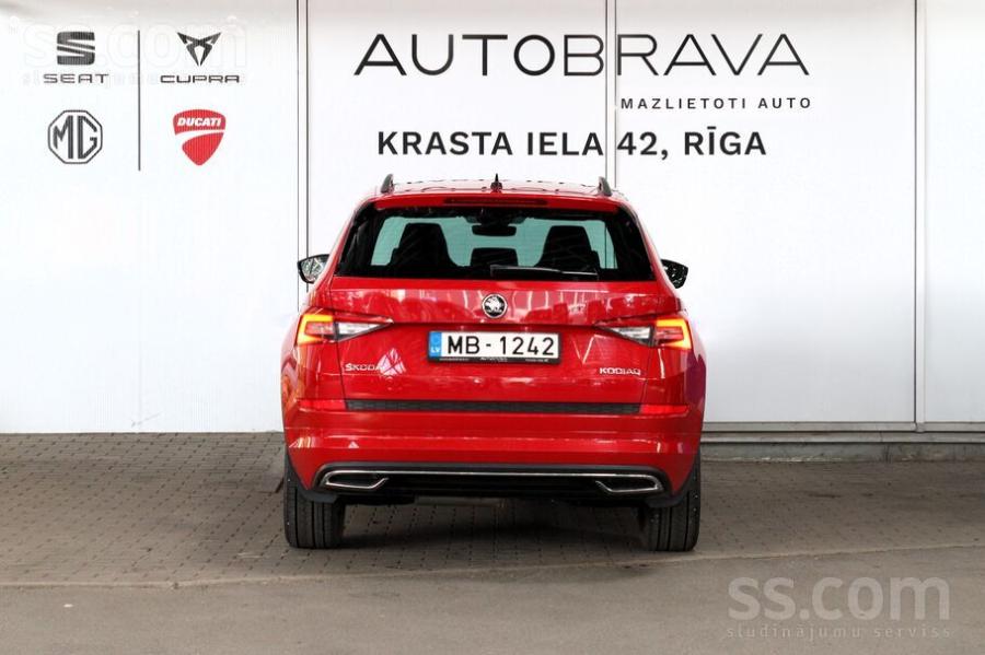 Красный Шкода Kodiaq 2019 в Рига, объемом двигателя 2.00 л и пробегом 149 тыс. км за 19990 €, фото 8 на AUTOMOTO.COM.LV