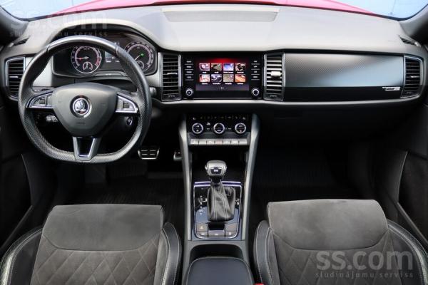 Red Skoda Kodiaq 2019 in Riga, with an engine capacity of 2.00 L and mileage of 149 thousand km for 19990 €, photo 10 on AUTOMOTO.COM.LV