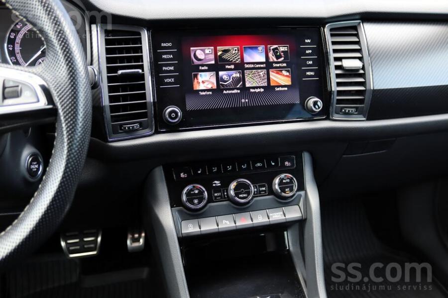 Красный Шкода Kodiaq 2019 в Рига, объемом двигателя 2.00 л и пробегом 149 тыс. км за 19990 €, фото 13 на AUTOMOTO.COM.LV