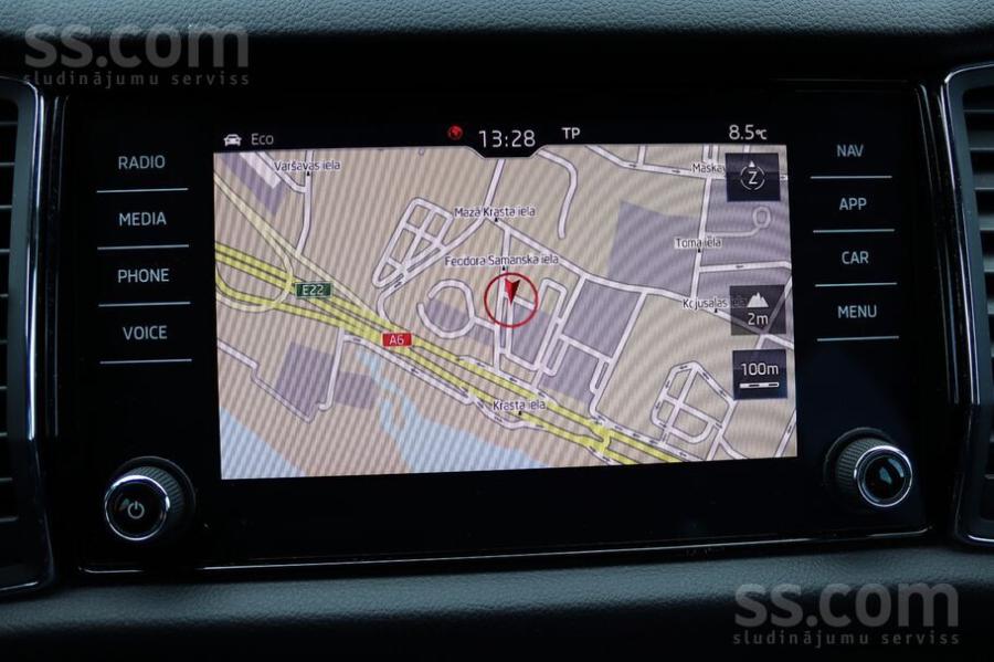 Красный Шкода Kodiaq 2019 в Рига, объемом двигателя 2.00 л и пробегом 149 тыс. км за 19990 €, фото 14 на AUTOMOTO.COM.LV