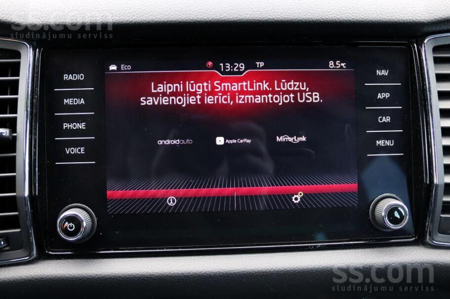 Красный Шкода Kodiaq 2019 в Рига, объемом двигателя 2.00 л и пробегом 149 тыс. км за 19990 €, фото 15 на AUTOMOTO.COM.LV