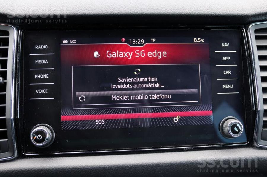 Красный Шкода Kodiaq 2019 в Рига, объемом двигателя 2.00 л и пробегом 149 тыс. км за 19990 €, фото 16 на AUTOMOTO.COM.LV
