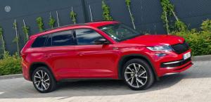 Красный Шкода Kodiaq 2019 в Вильнюс, объемом двигателя 1.97 л и пробегом 215 тыс. км за 17650 €, фото 3 на AUTOMOTO.COM.LV