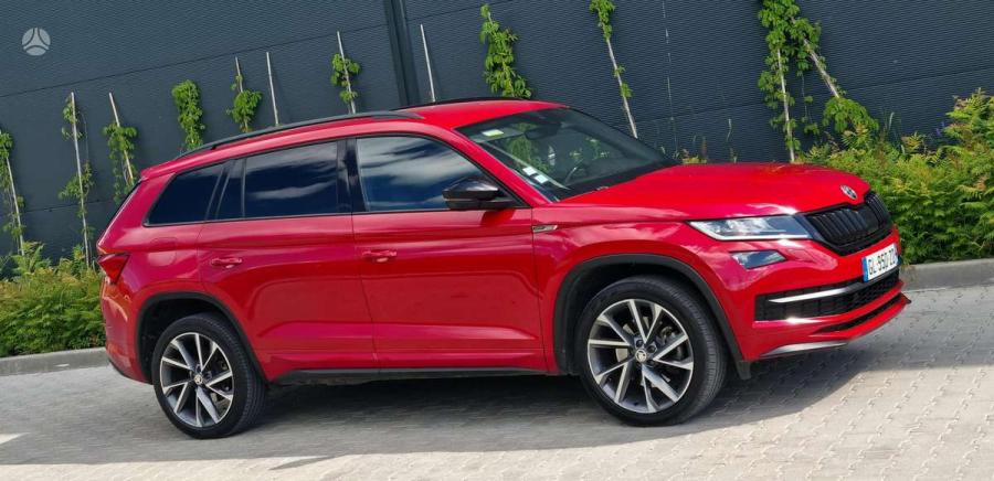 Красный Шкода Kodiaq 2019 в Вильнюс, объемом двигателя 1.97 л и пробегом 215 тыс. км за 17650 €, фото 3 на AUTOMOTO.COM.LV
