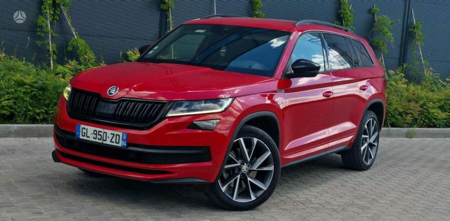 Красный Шкода Kodiaq 2019 в Вильнюс, объемом двигателя 1.97 л и пробегом 215 тыс. км за 17650 €, фото 4 на AUTOMOTO.COM.LV