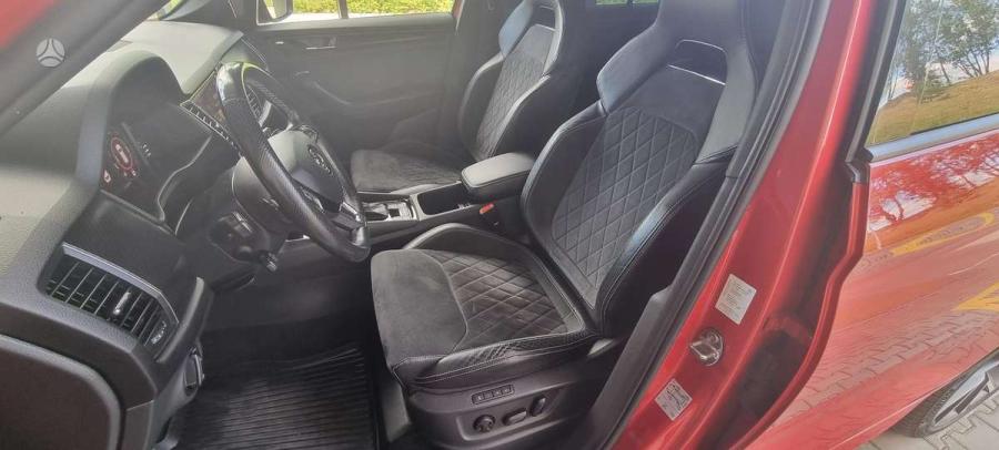 Красный Шкода Kodiaq 2019 в Вильнюс, объемом двигателя 1.97 л и пробегом 215 тыс. км за 17650 €, фото 9 на AUTOMOTO.COM.LV