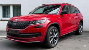 Sarkans Skoda Kodiaq 2019 Jonava, ar dzinēja tilpumu 1.98 L un nobraukumu 39 tūkst. km par 29800 €, foto 4 vietnē AUTOMOTO.COM.LV