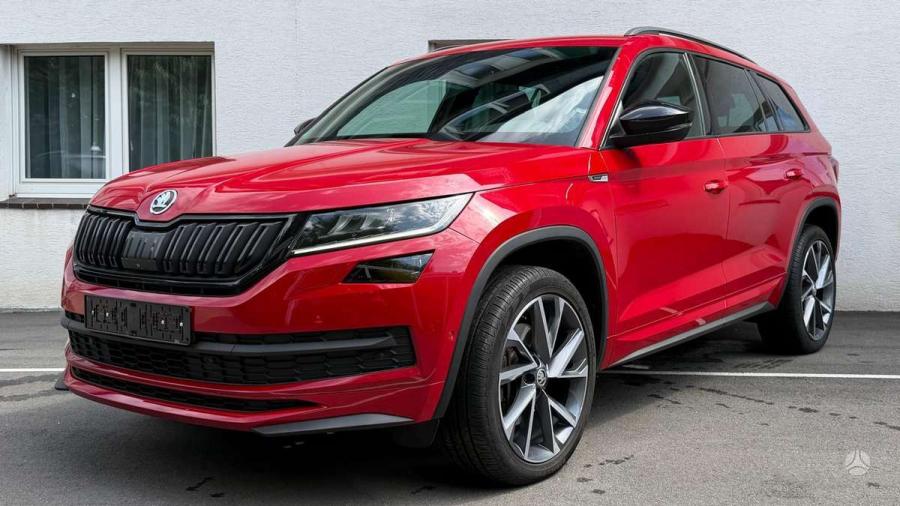 Sarkans Skoda Kodiaq 2019 Jonava, ar dzinēja tilpumu 1.98 L un nobraukumu 39 tūkst. km par 29800 €, foto 4 vietnē AUTOMOTO.COM.LV