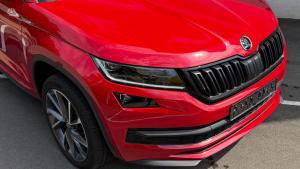 Sarkans Skoda Kodiaq 2019 Jonava, ar dzinēja tilpumu 1.98 L un nobraukumu 39 tūkst. km par 29800 €, foto 5 vietnē AUTOMOTO.COM.LV