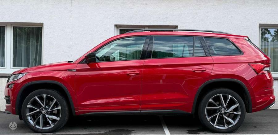 Sarkans Skoda Kodiaq 2019 Jonava, ar dzinēja tilpumu 1.98 L un nobraukumu 39 tūkst. km par 29800 €, foto 6 vietnē AUTOMOTO.COM.LV