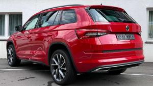 Sarkans Skoda Kodiaq 2019 Jonava, ar dzinēja tilpumu 1.98 L un nobraukumu 39 tūkst. km par 29800 €, foto 9 vietnē AUTOMOTO.COM.LV