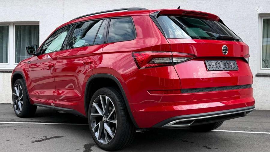 Sarkans Skoda Kodiaq 2019 Jonava, ar dzinēja tilpumu 1.98 L un nobraukumu 39 tūkst. km par 29800 €, foto 9 vietnē AUTOMOTO.COM.LV