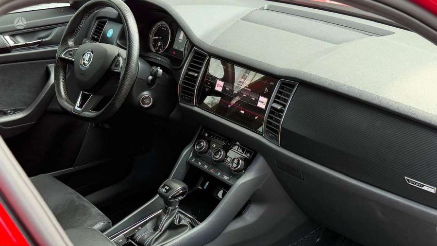 Sarkans Skoda Kodiaq 2019 Jonava, ar dzinēja tilpumu 1.98 L un nobraukumu 39 tūkst. km par 29800 €, foto 10 vietnē AUTOMOTO.COM.LV