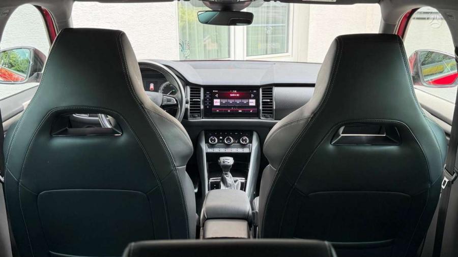 Sarkans Skoda Kodiaq 2019 Jonava, ar dzinēja tilpumu 1.98 L un nobraukumu 39 tūkst. km par 29800 €, foto 18 vietnē AUTOMOTO.COM.LV